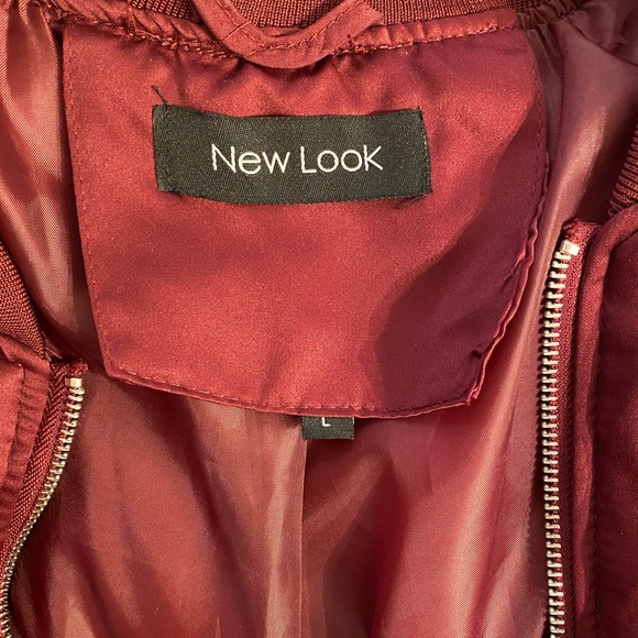 Jackets & Coats | New Look Red Bomber Jacket | Poshmark